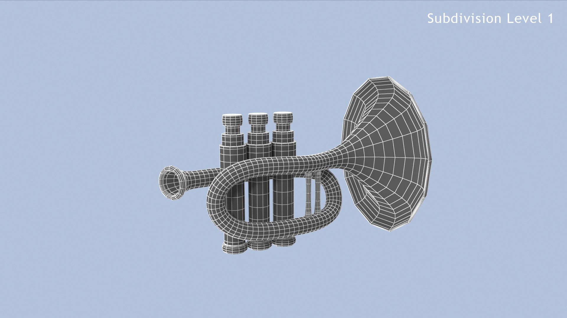 3D Trumpet Cartoon Style - TurboSquid 2101776