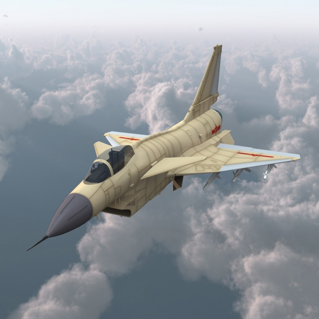3ds max realistic chengdu j-10 china