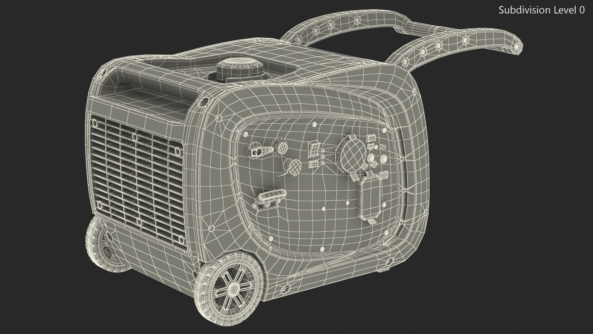 3D Portable Inverter Generator Model - TurboSquid 1734307