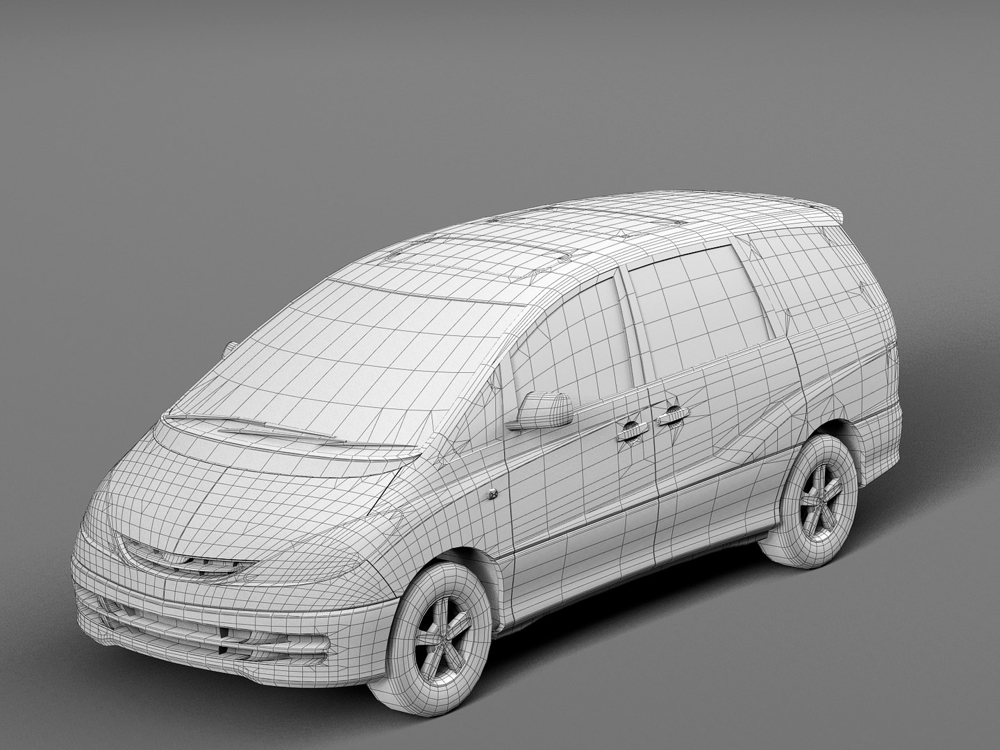 Toyota Estima 3D - TurboSquid 1317353