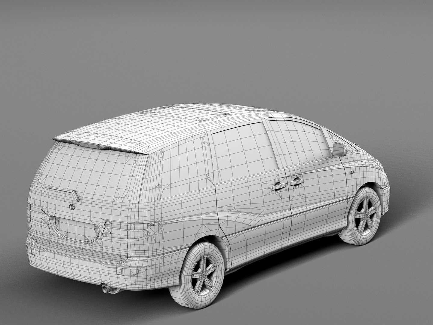 Toyota Estima 3D - TurboSquid 1317353