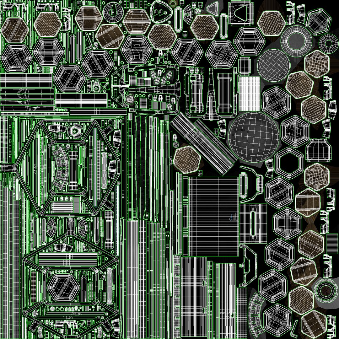 3D Sci-fi Antenna Transmitter Model - TurboSquid 1675976