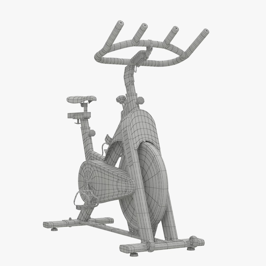 3d Exercise Bike Model