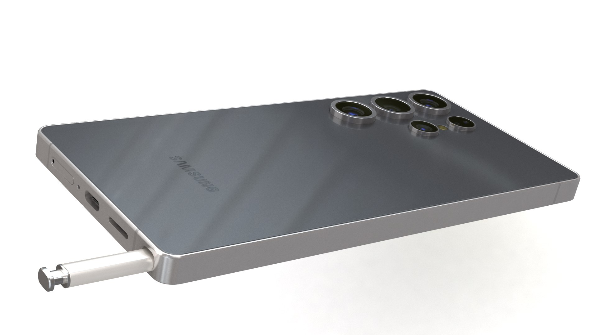 Samsung Galaxy S25 Ultra Titanium Black 3D Model - TurboSquid 2364678