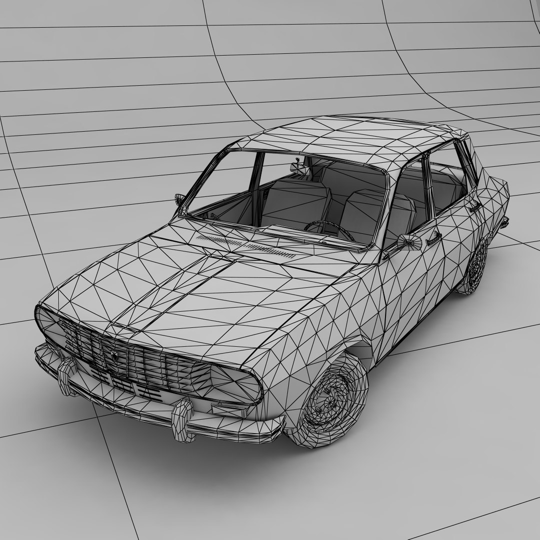 1969 dacia 3d model
