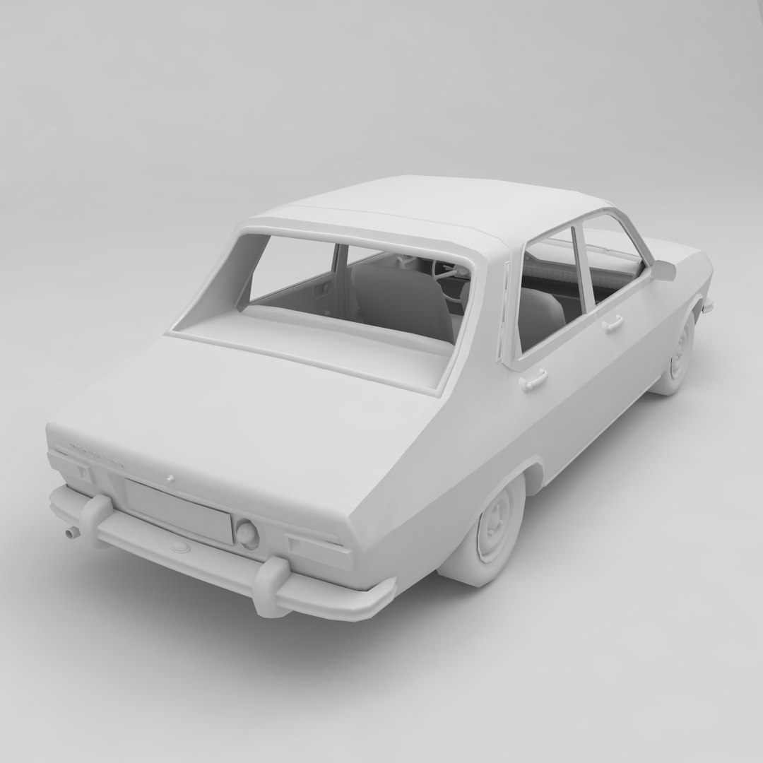 1969 dacia 3d model