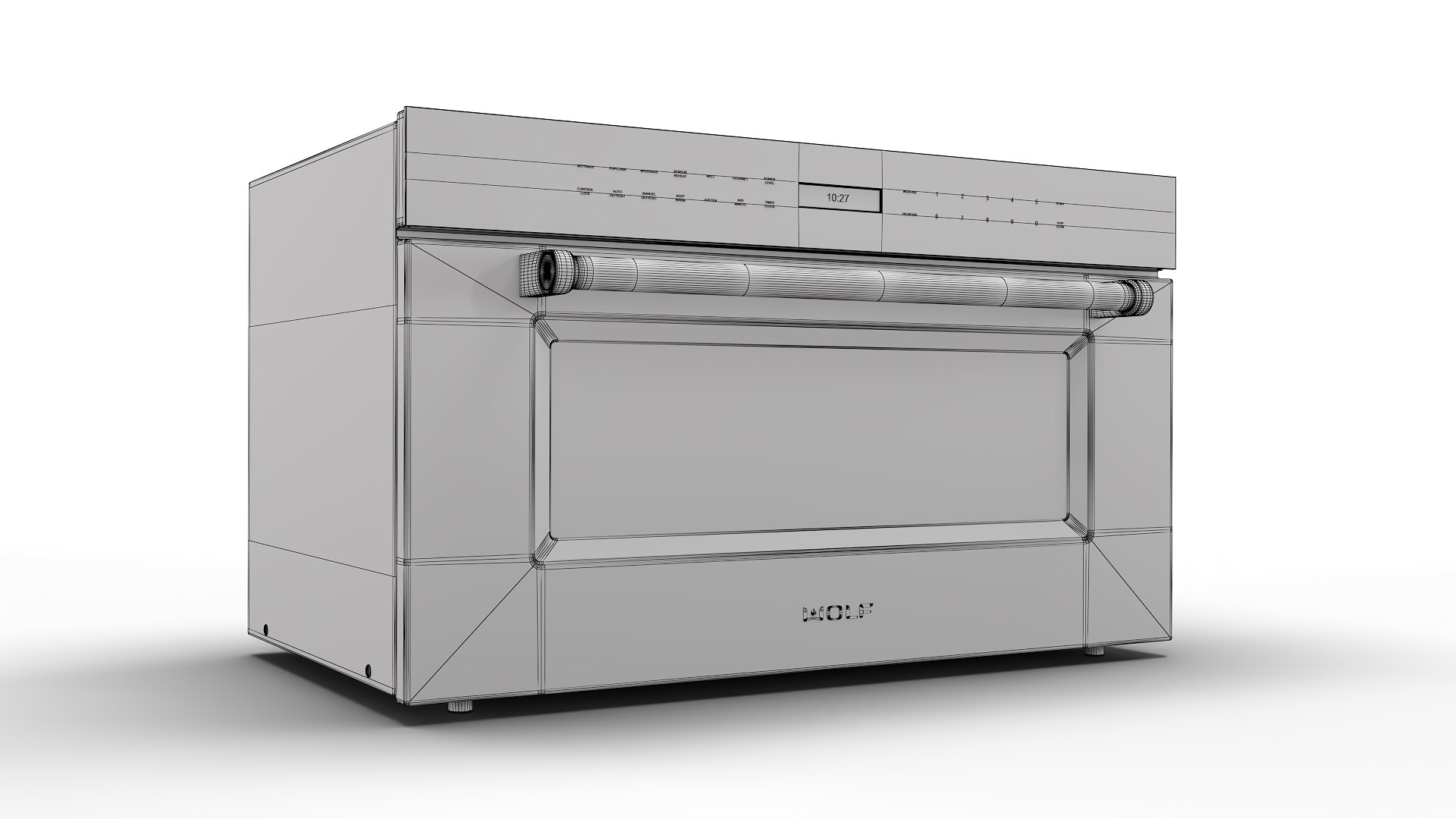 3D Wolf Microwave Oven MDD30PMSPH Model - TurboSquid 2247572