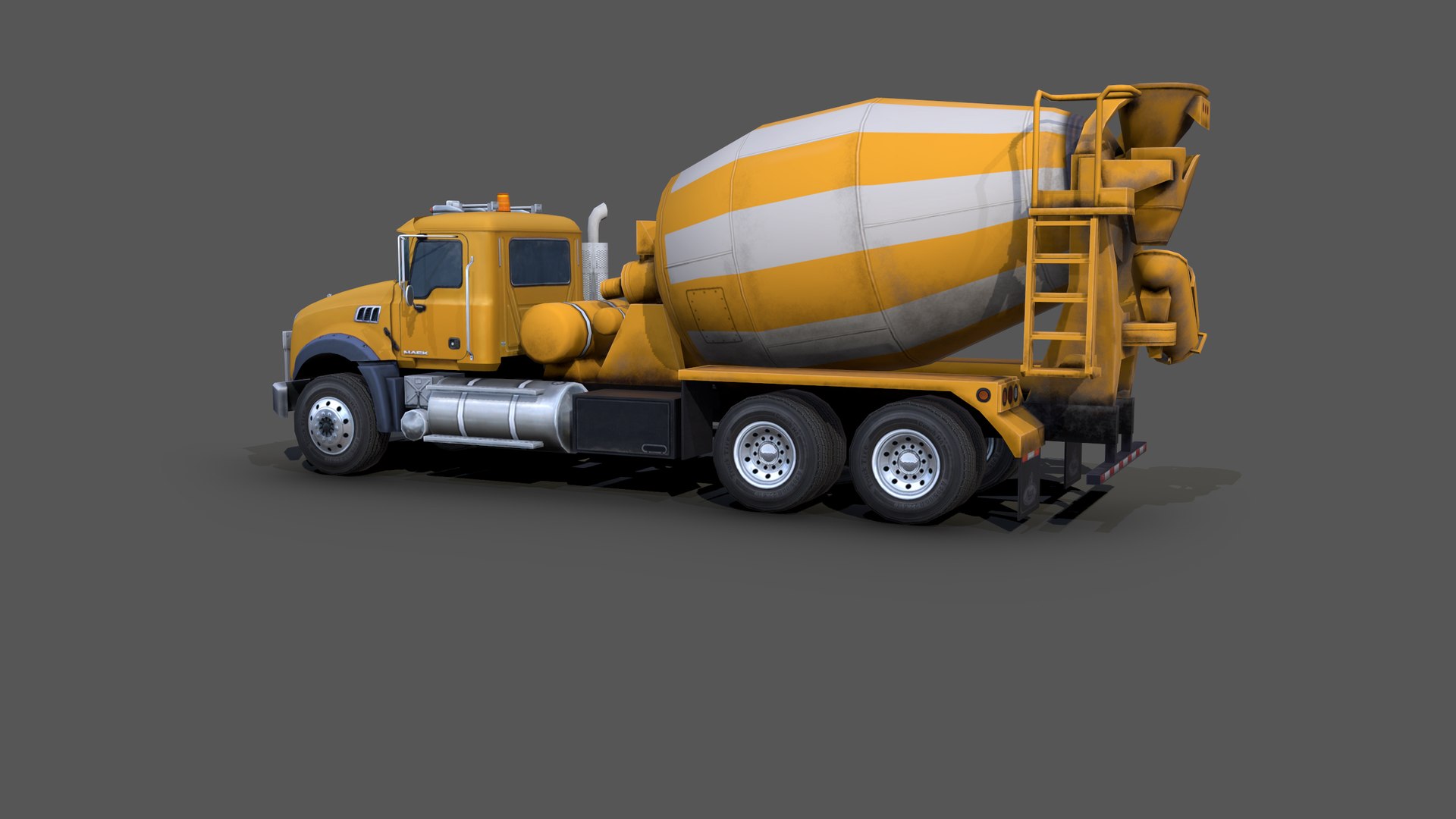 Mack GRANITE CT713 Mixer Truck S01 2006 3D - TurboSquid 1905394