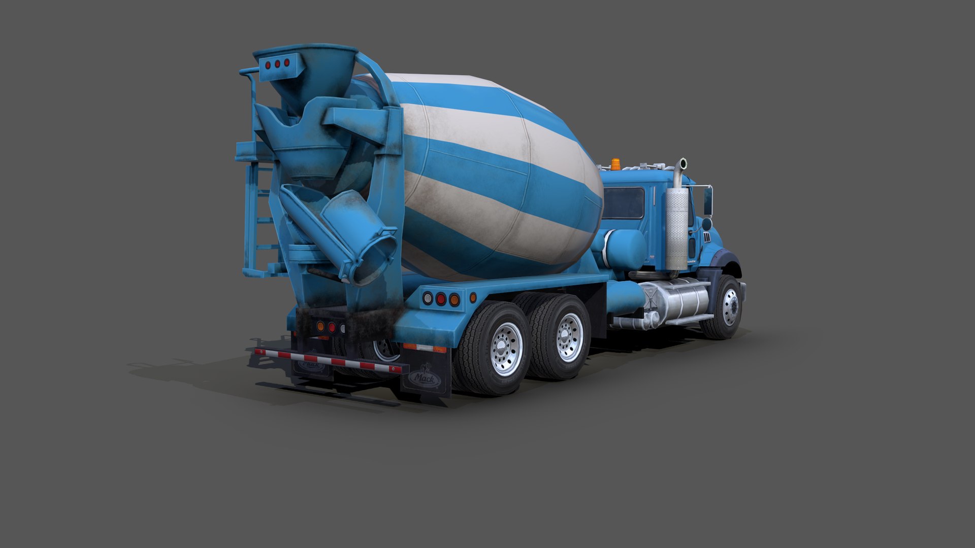 Mack GRANITE CT713 Mixer Truck S01 2006 3D - TurboSquid 1905394