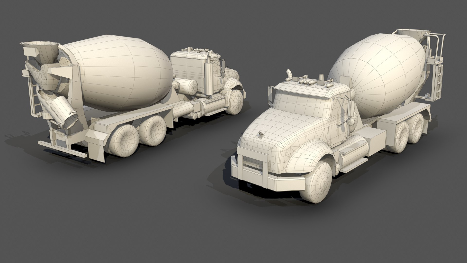 Mack GRANITE CT713 Mixer Truck S01 2006 3D - TurboSquid 1905394