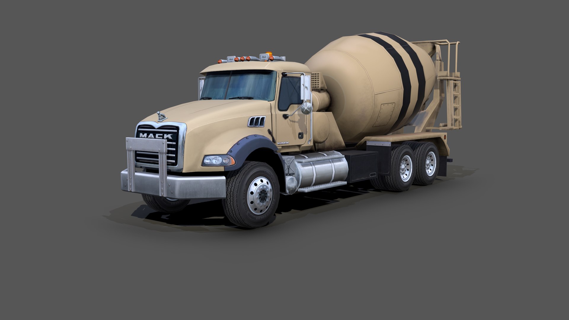 Mack GRANITE CT713 Mixer Truck S01 2006 3D - TurboSquid 1905394