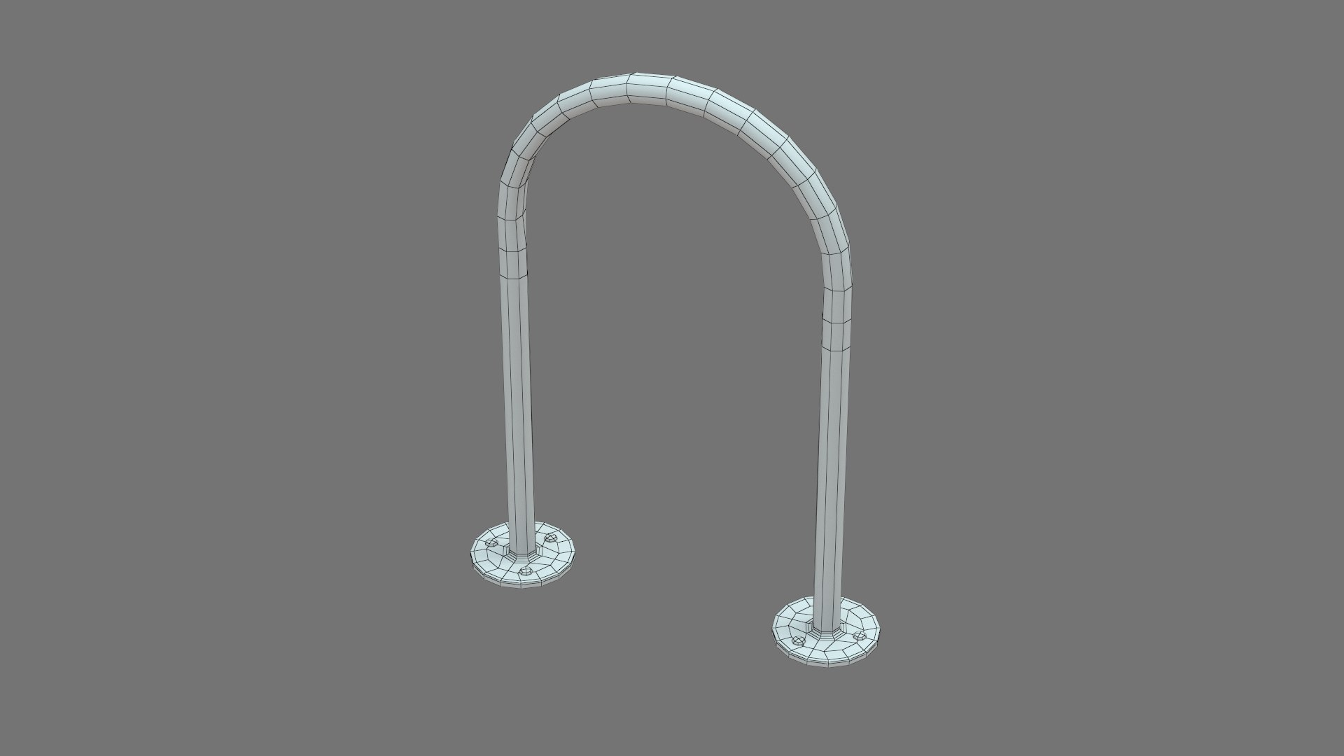 Realistic Bike Rack Pbr 3D Model - TurboSquid 1595421