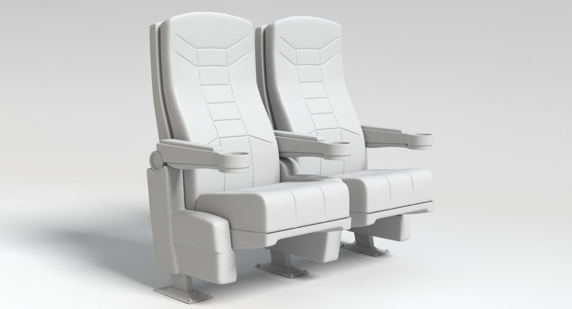 Theater seats 3D model - TurboSquid 1196161