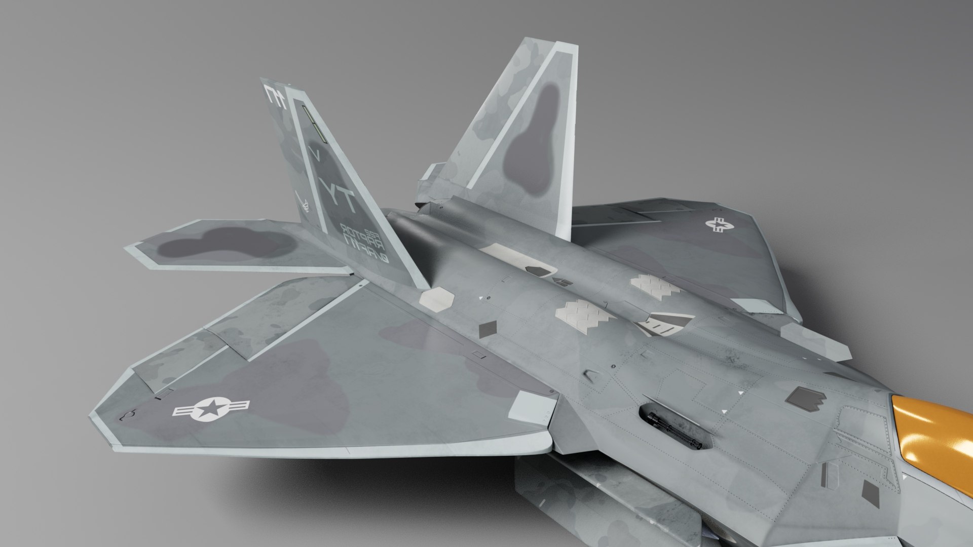F 22 RAPTOR RIGGED 3D Model - TurboSquid 2241126