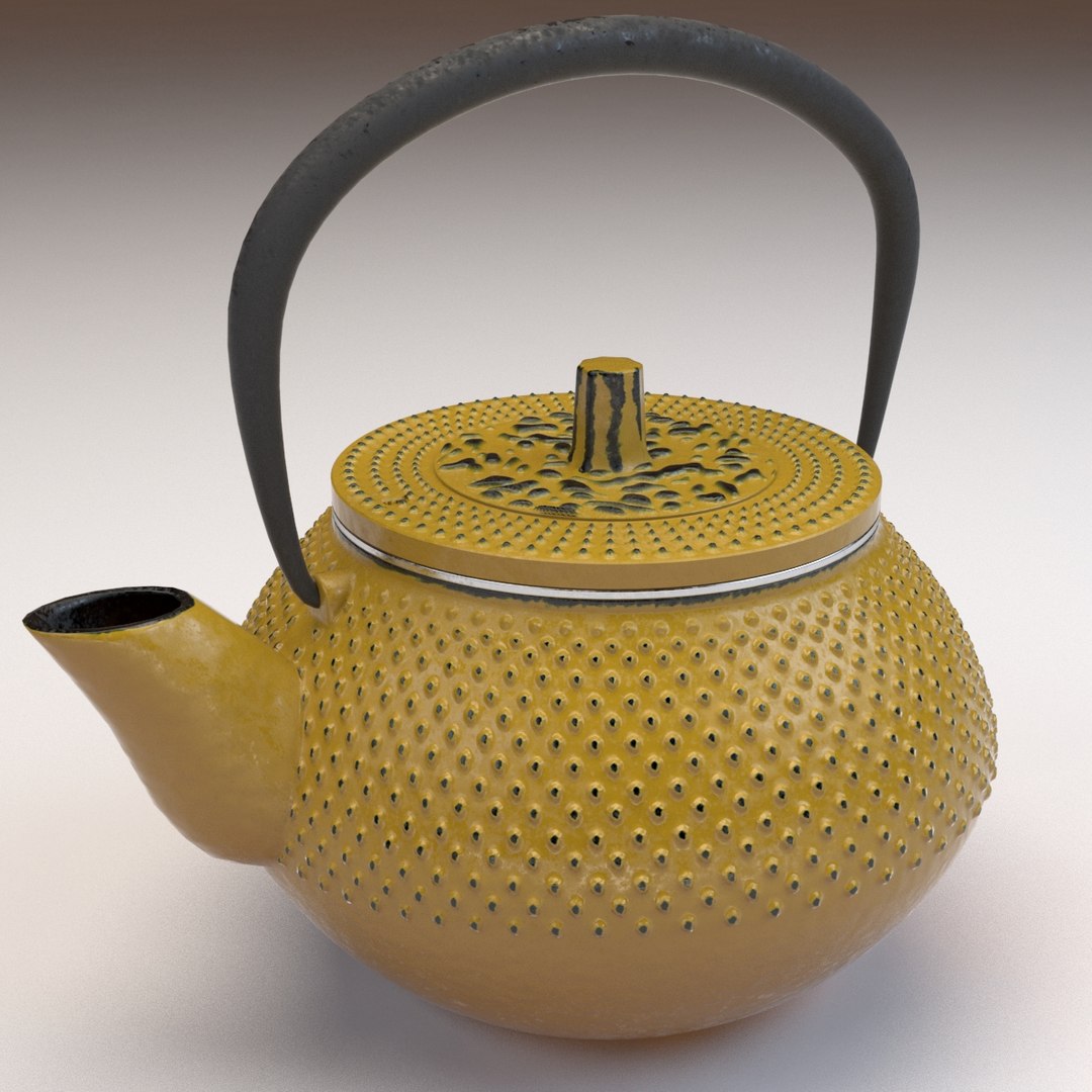 Realistic Teapot 3d Model