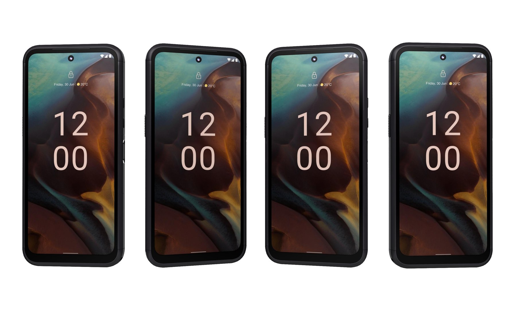 Nokia XR30 Black And Green 3D - TurboSquid 2077341