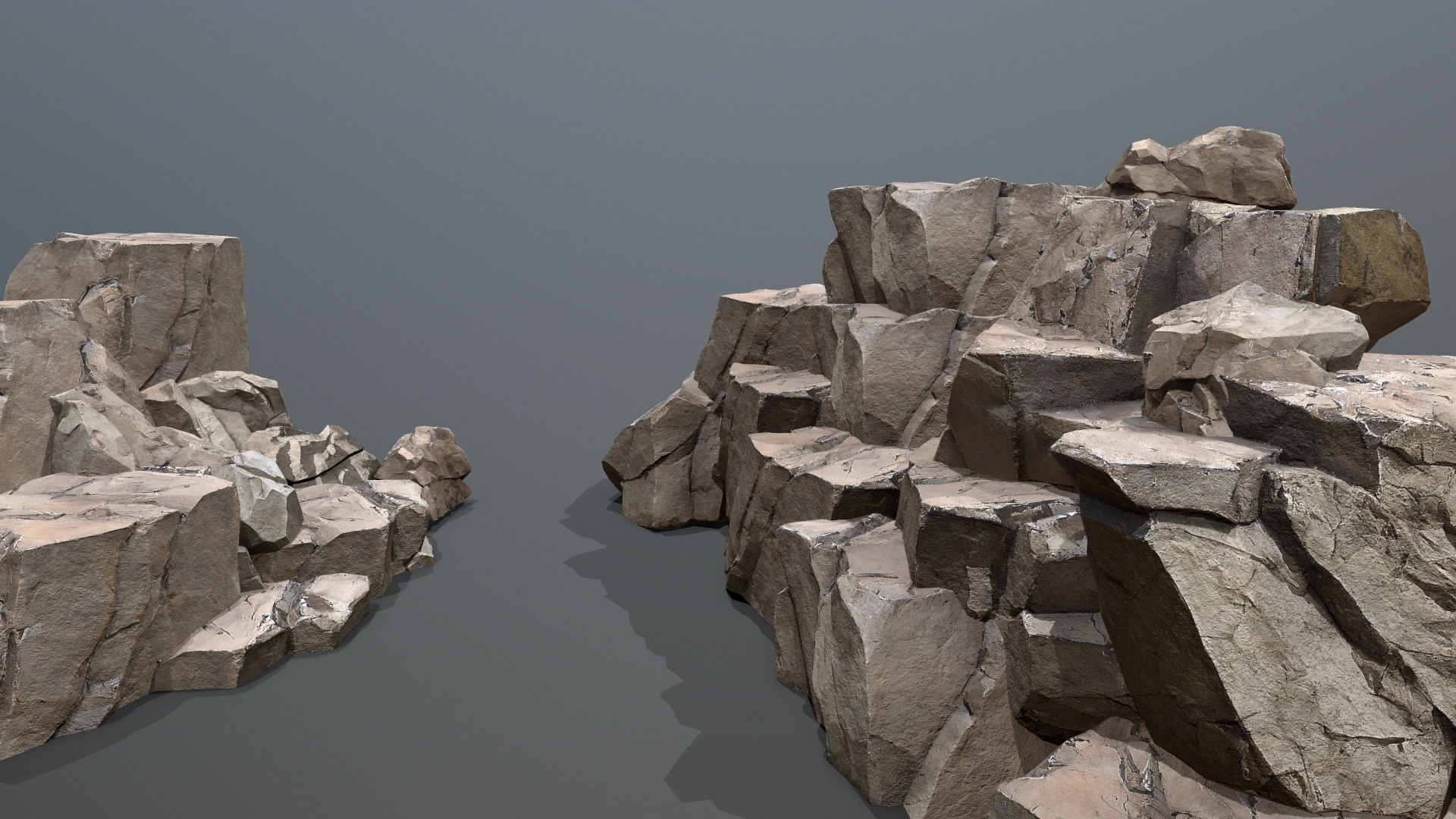 3D Desert Rocks Model - TurboSquid 2355500