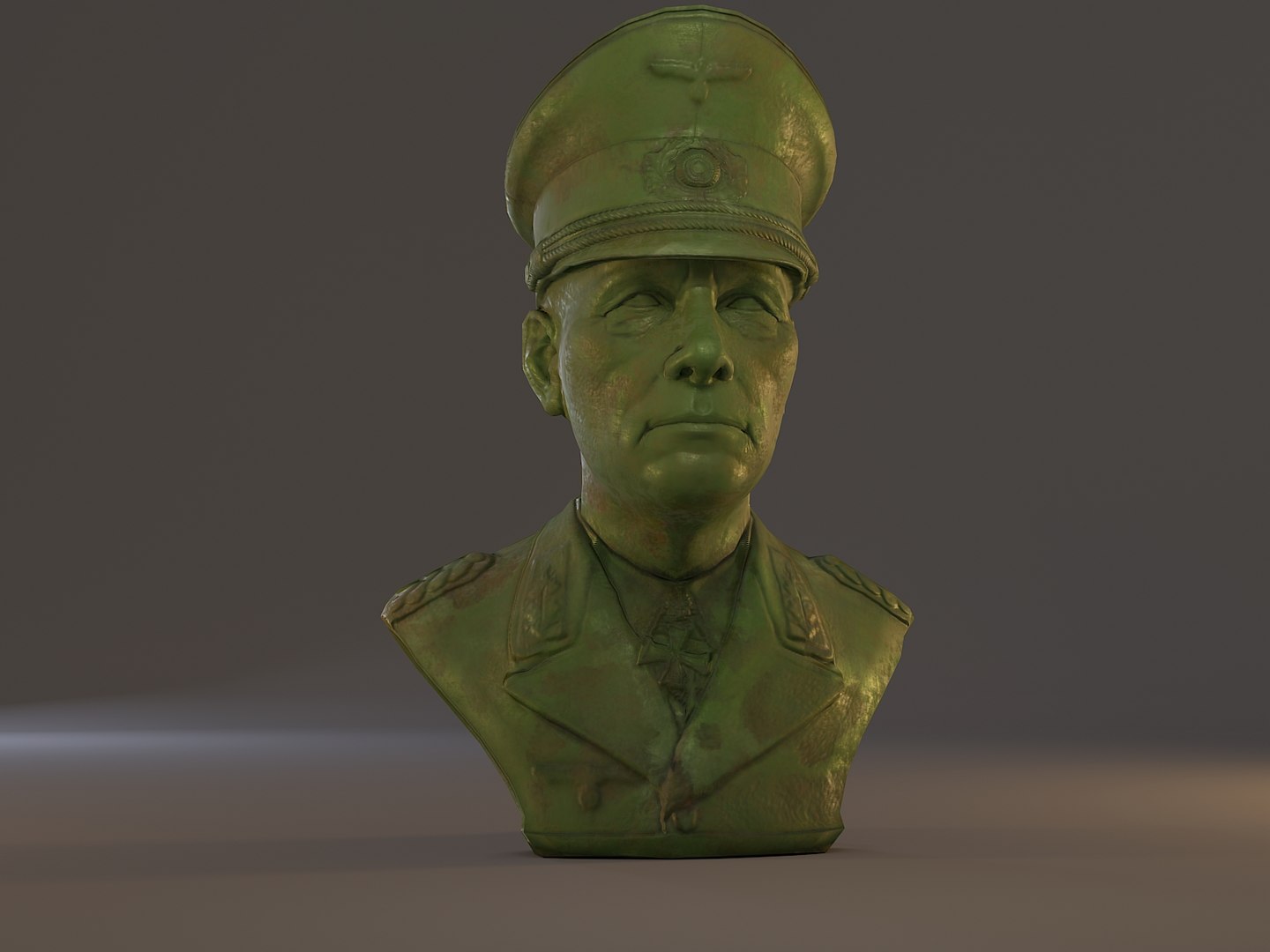 Erwin rommel bust model - TurboSquid 1534148