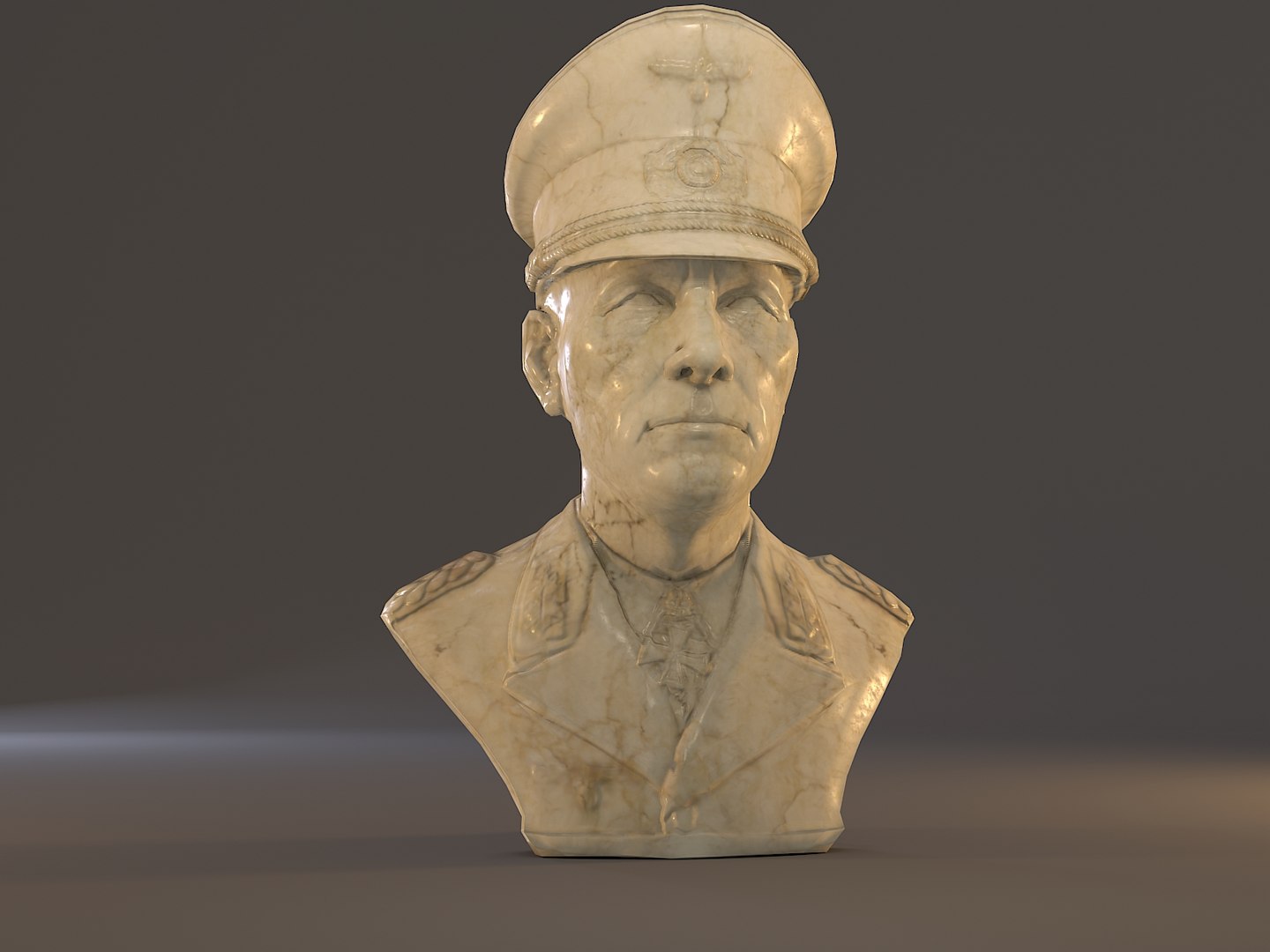 Erwin rommel bust model - TurboSquid 1534148