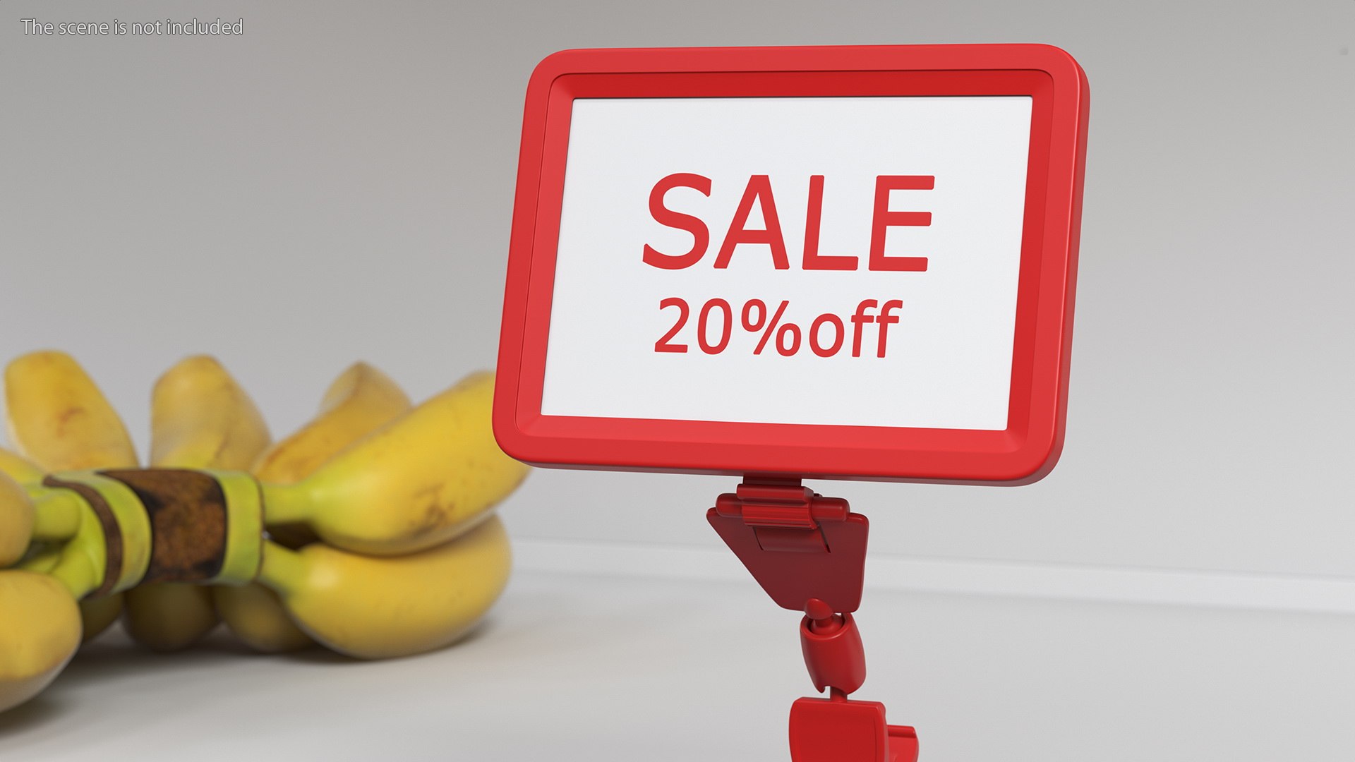 3D Plastic Tag With Clip Red - TurboSquid 1908743