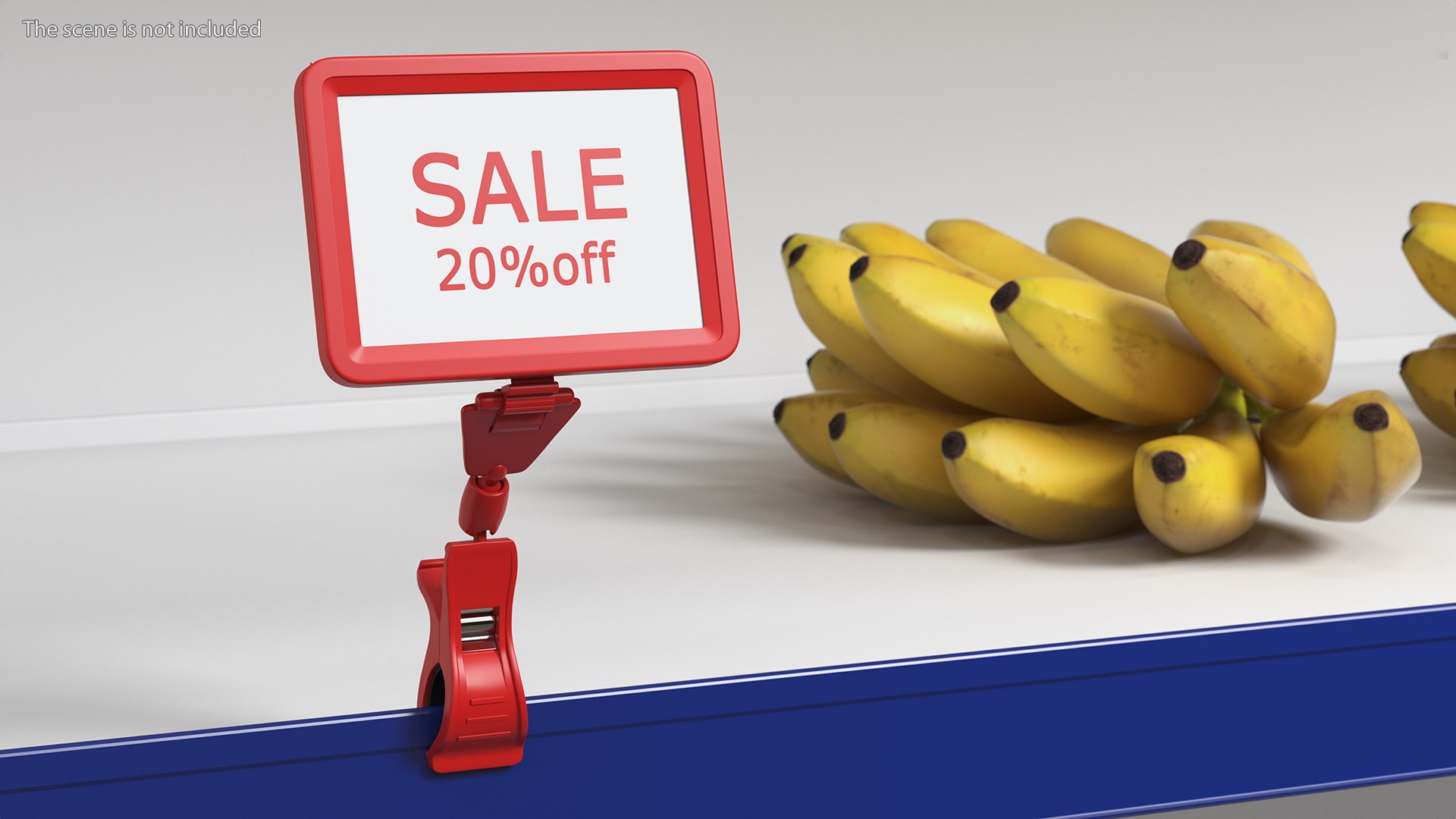 3D Plastic Tag With Clip Red - TurboSquid 1908743