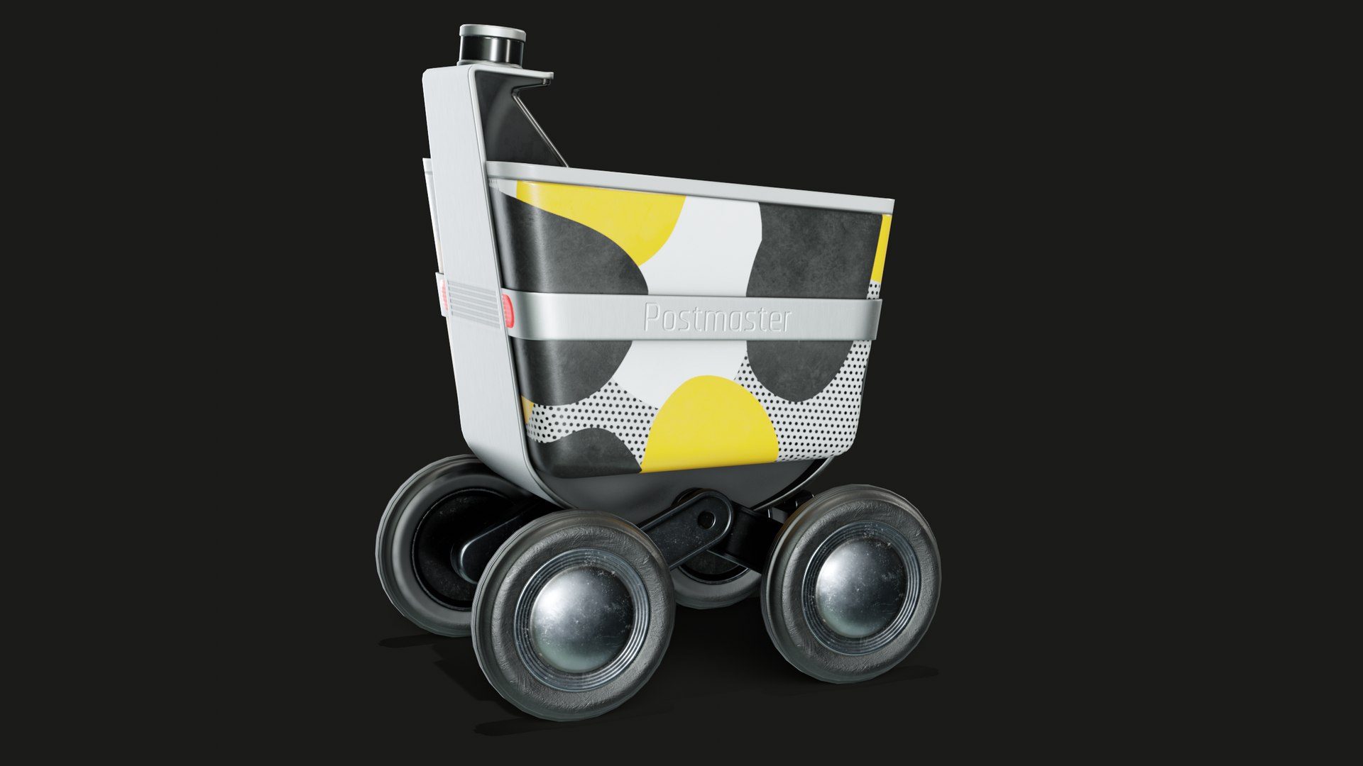 Cute Delivery Robot 3D - TurboSquid 1902229