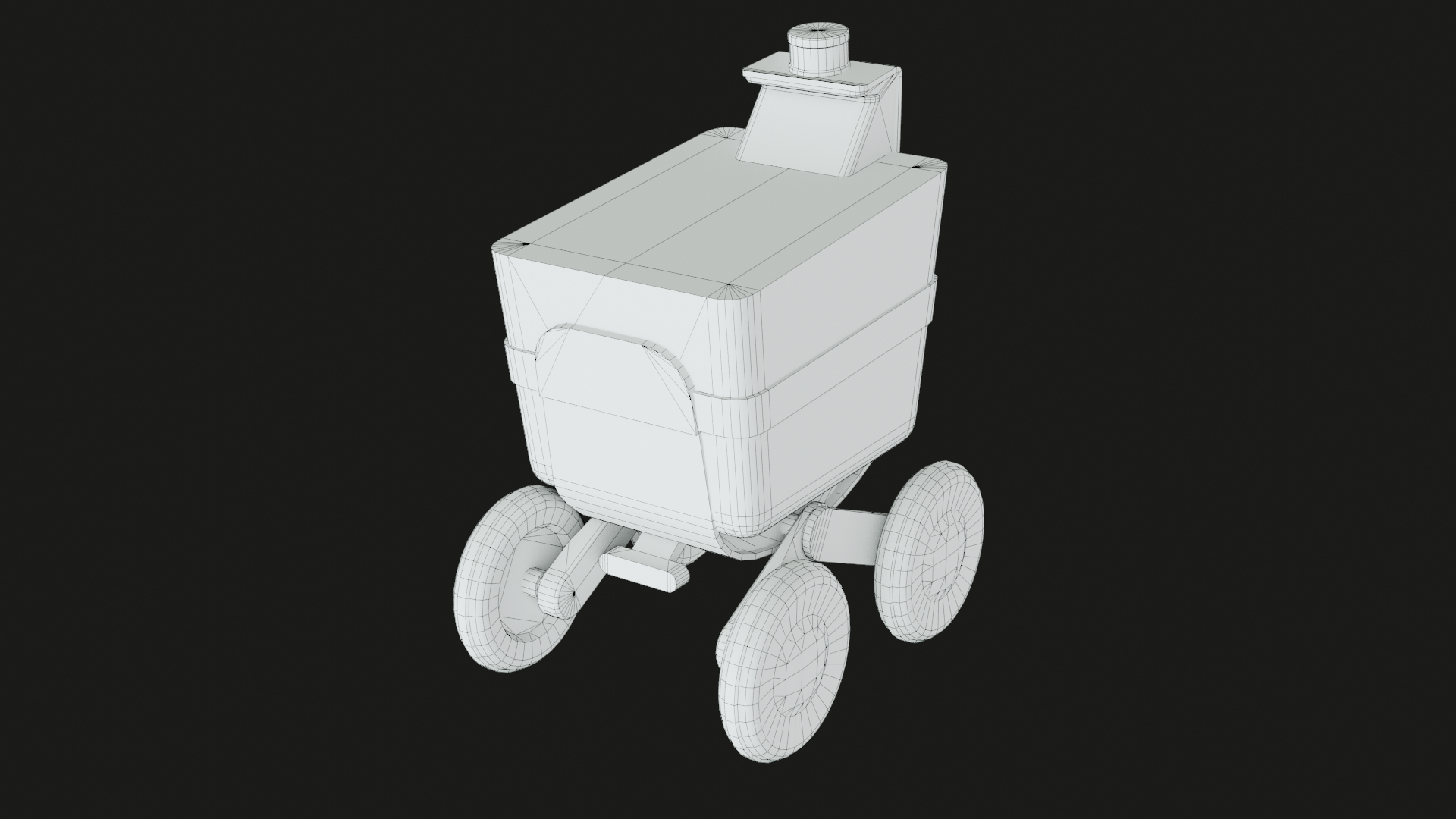 Cute Delivery Robot 3D - TurboSquid 1902229
