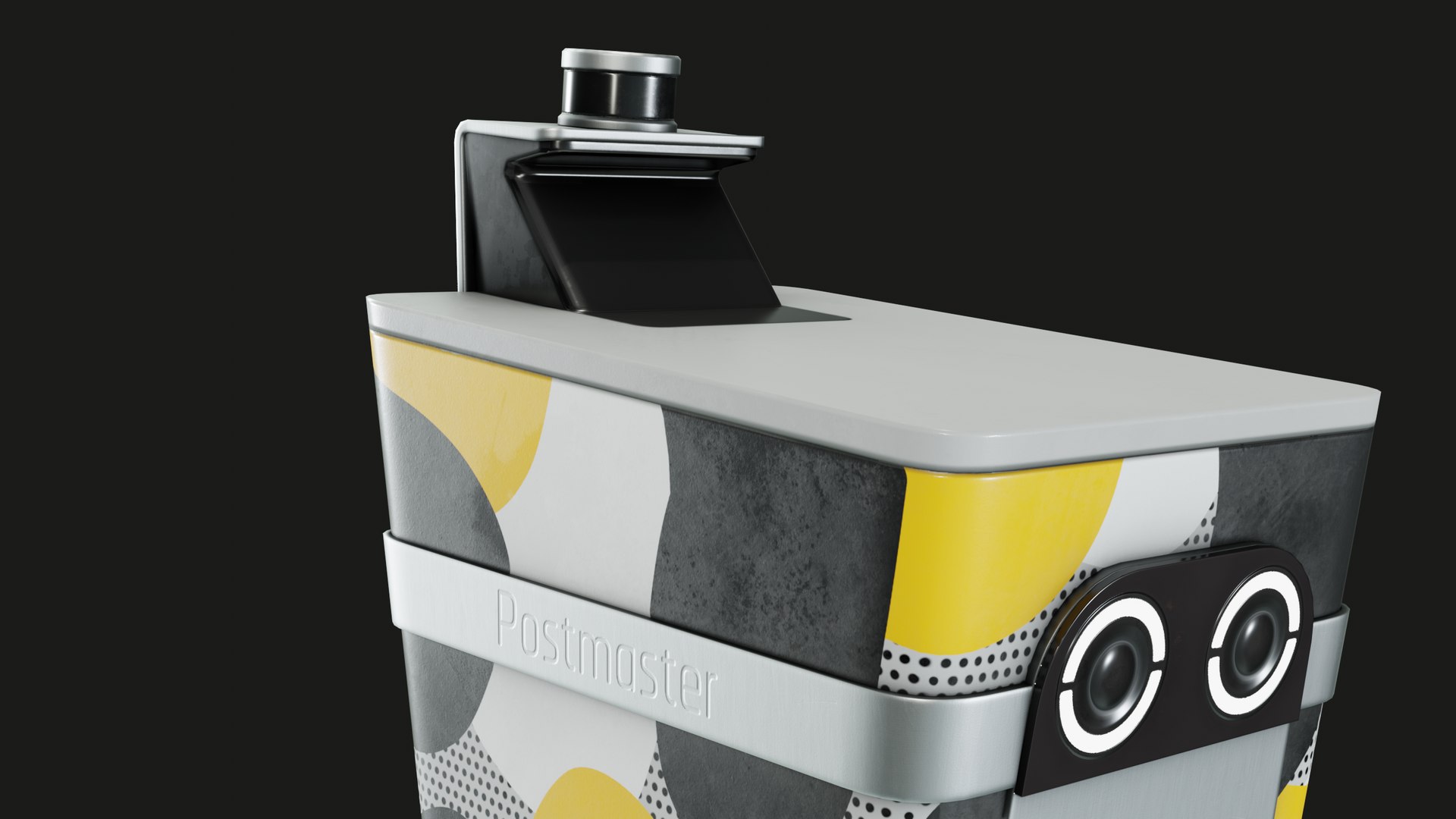 Cute Delivery Robot 3D - TurboSquid 1902229