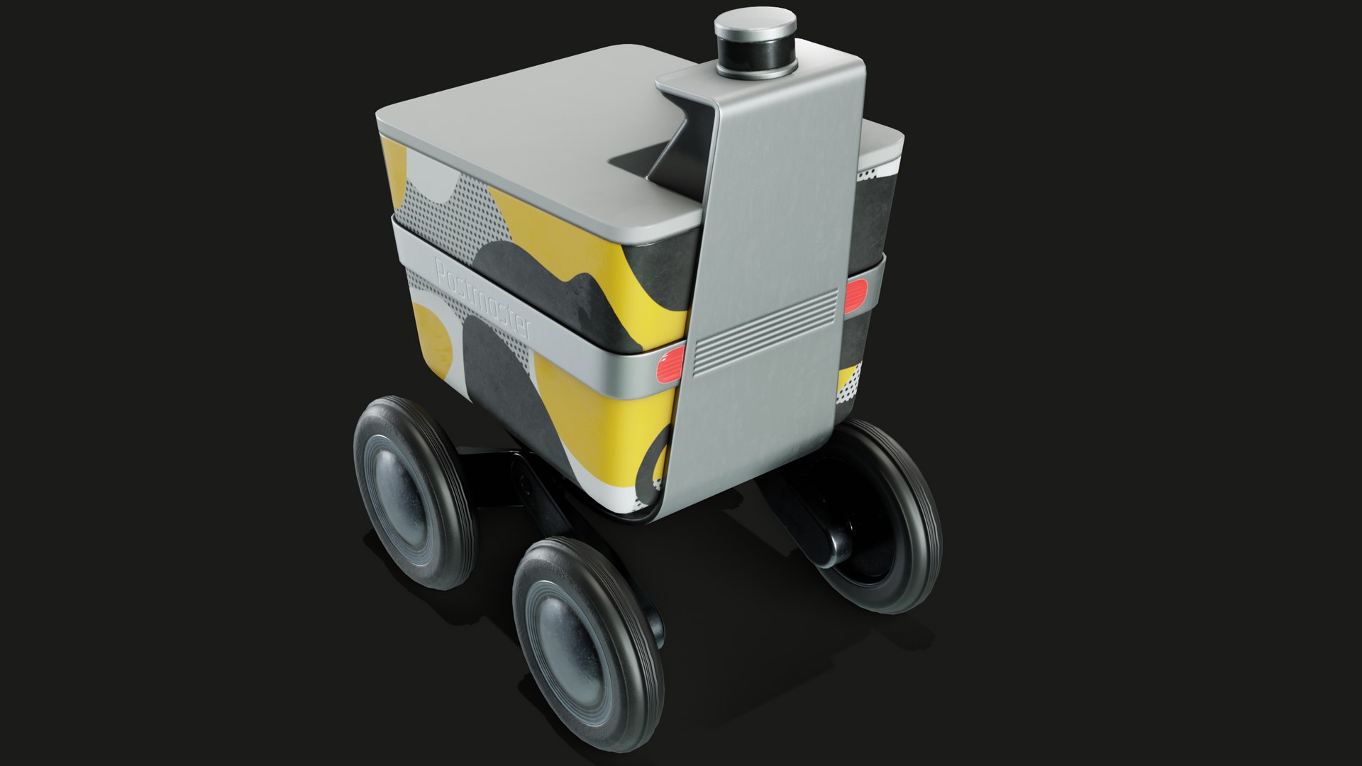 Cute Delivery Robot 3D - TurboSquid 1902229