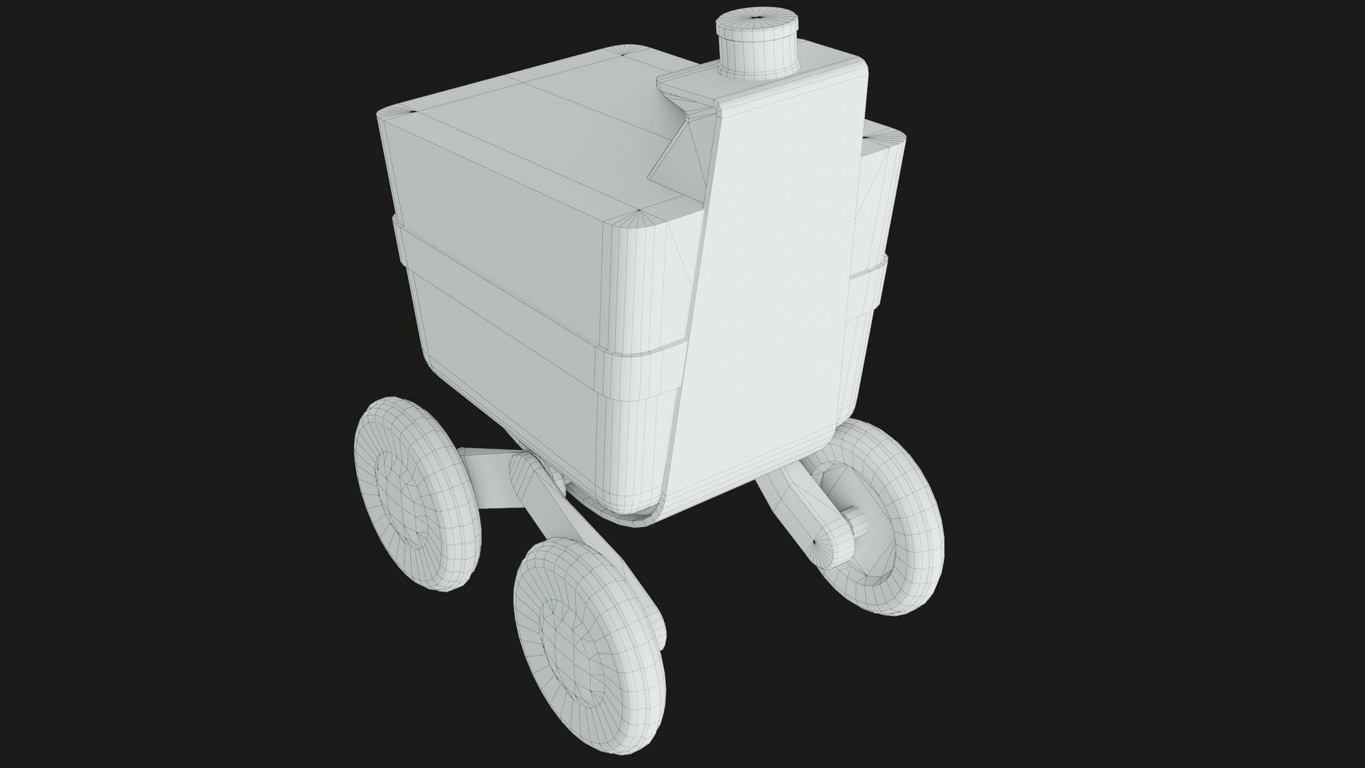 Cute Delivery Robot 3D - TurboSquid 1902229