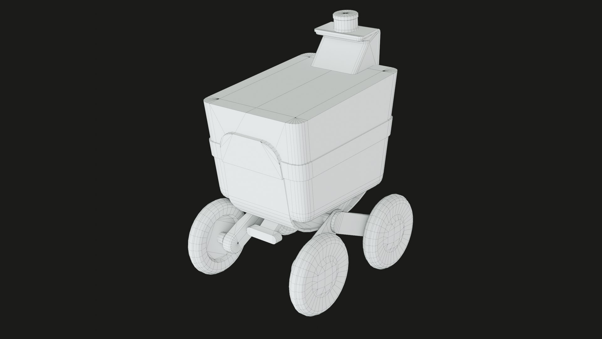 Cute Delivery Robot 3D - TurboSquid 1902229
