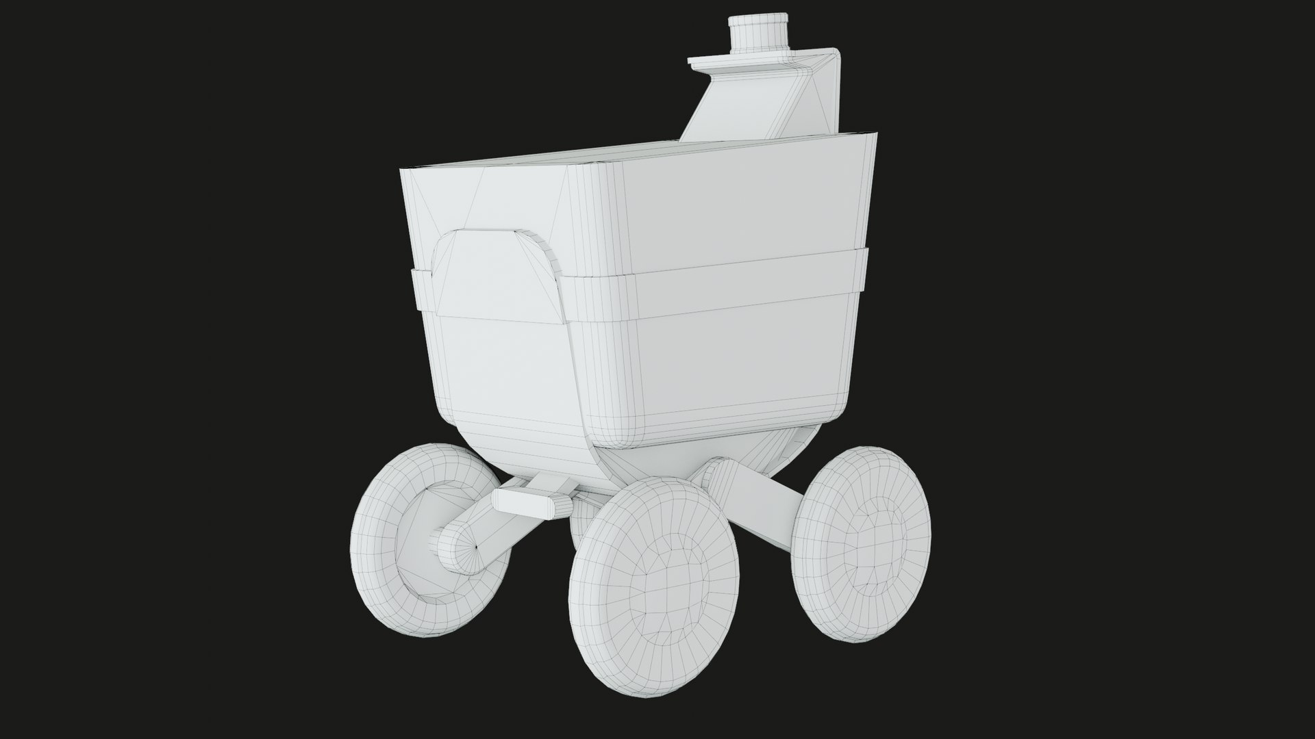 Cute Delivery Robot 3D - TurboSquid 1902229