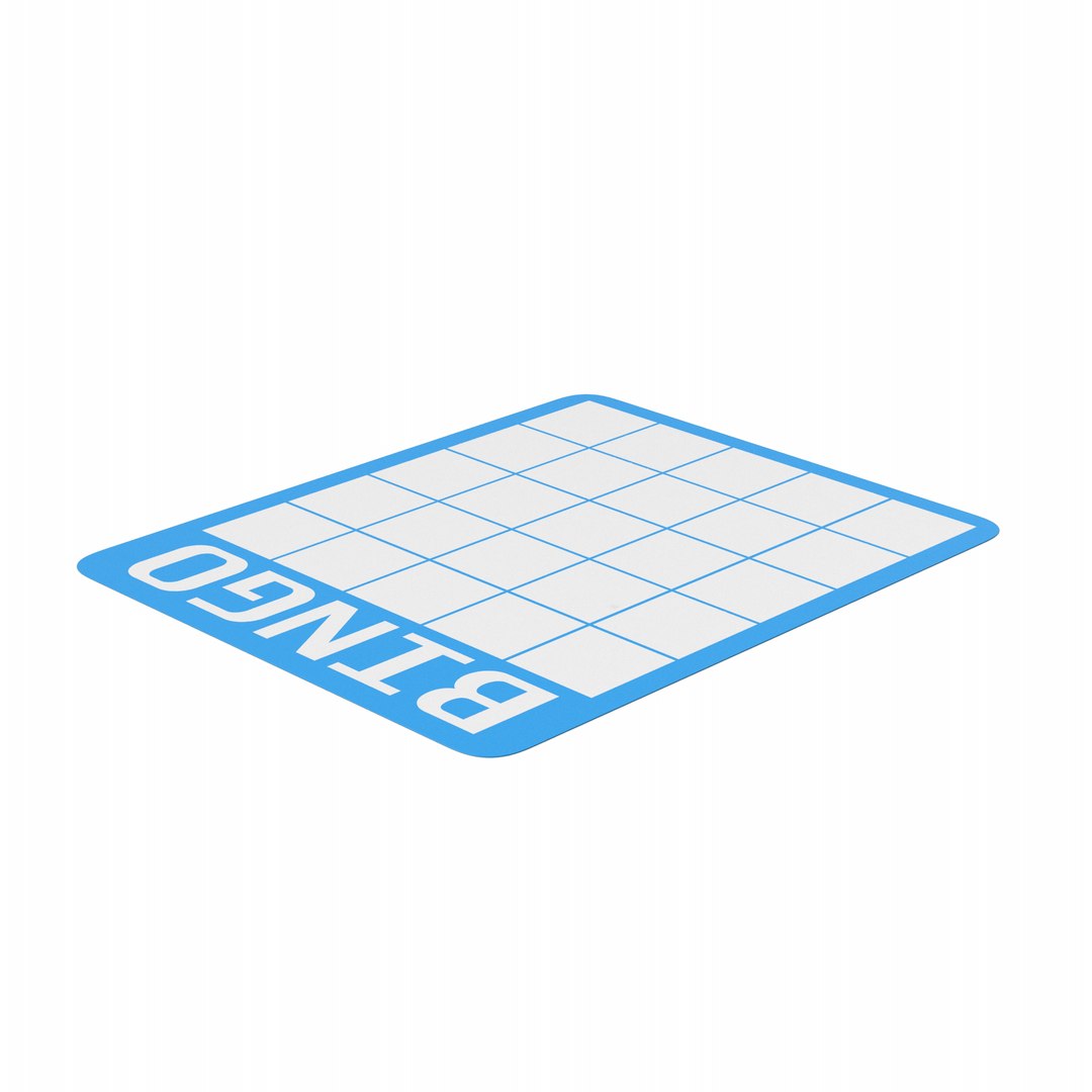 3D Blue Bingo Card - TurboSquid 2324101