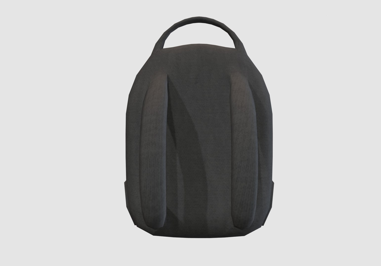 3D Gray Cartoon Backpack - TurboSquid 1912877