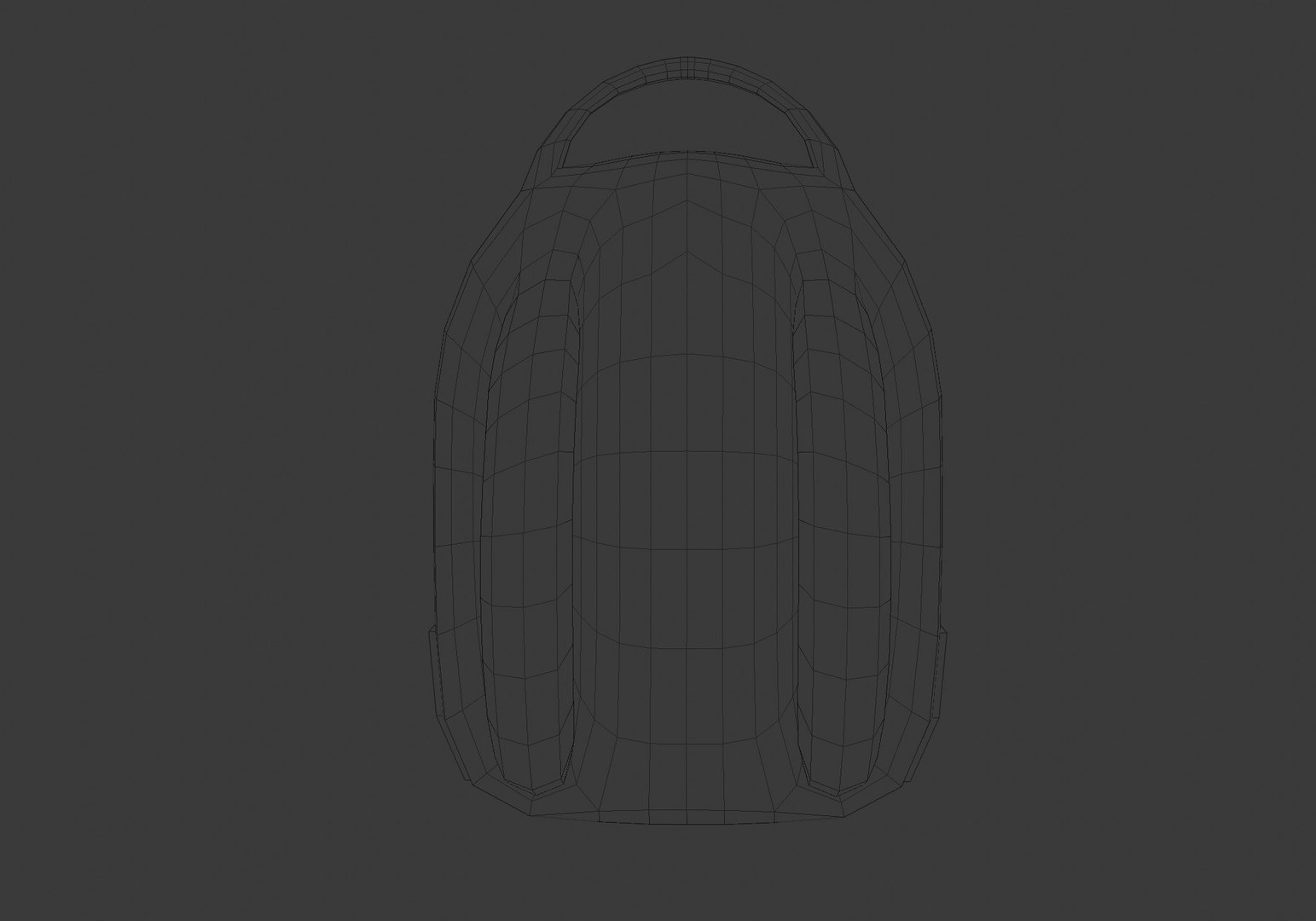 3D Gray Cartoon Backpack - TurboSquid 1912877