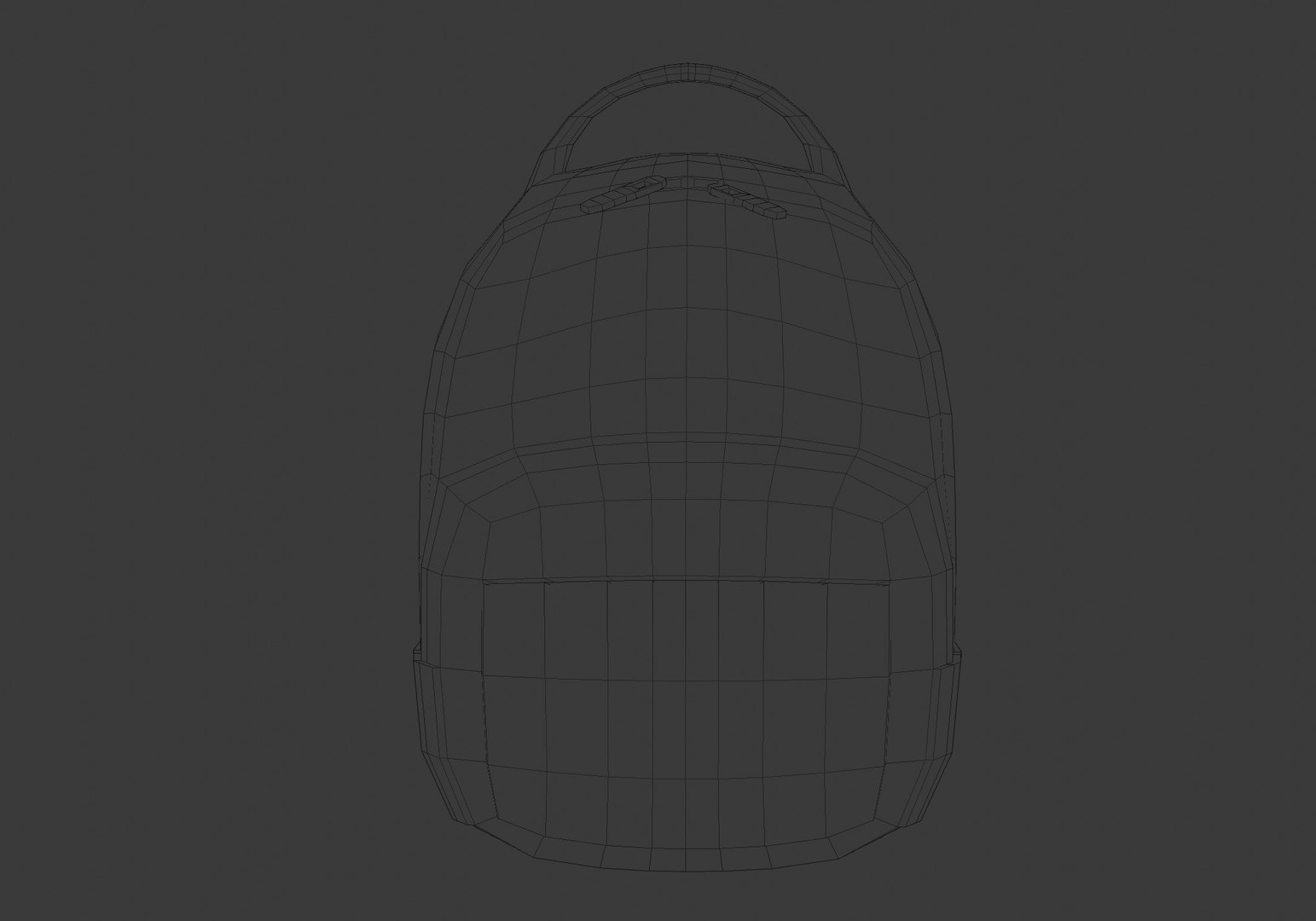 3D Gray Cartoon Backpack - TurboSquid 1912877