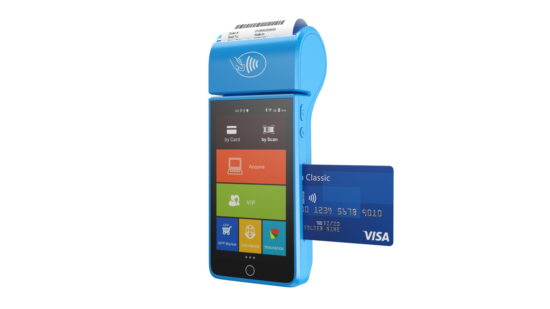 3D Model Payment Credit Card Terminal - TurboSquid 1926455