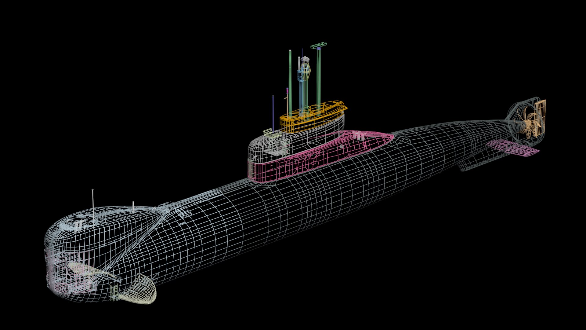 3D Type 206 Class Submarine Model - TurboSquid 2061877