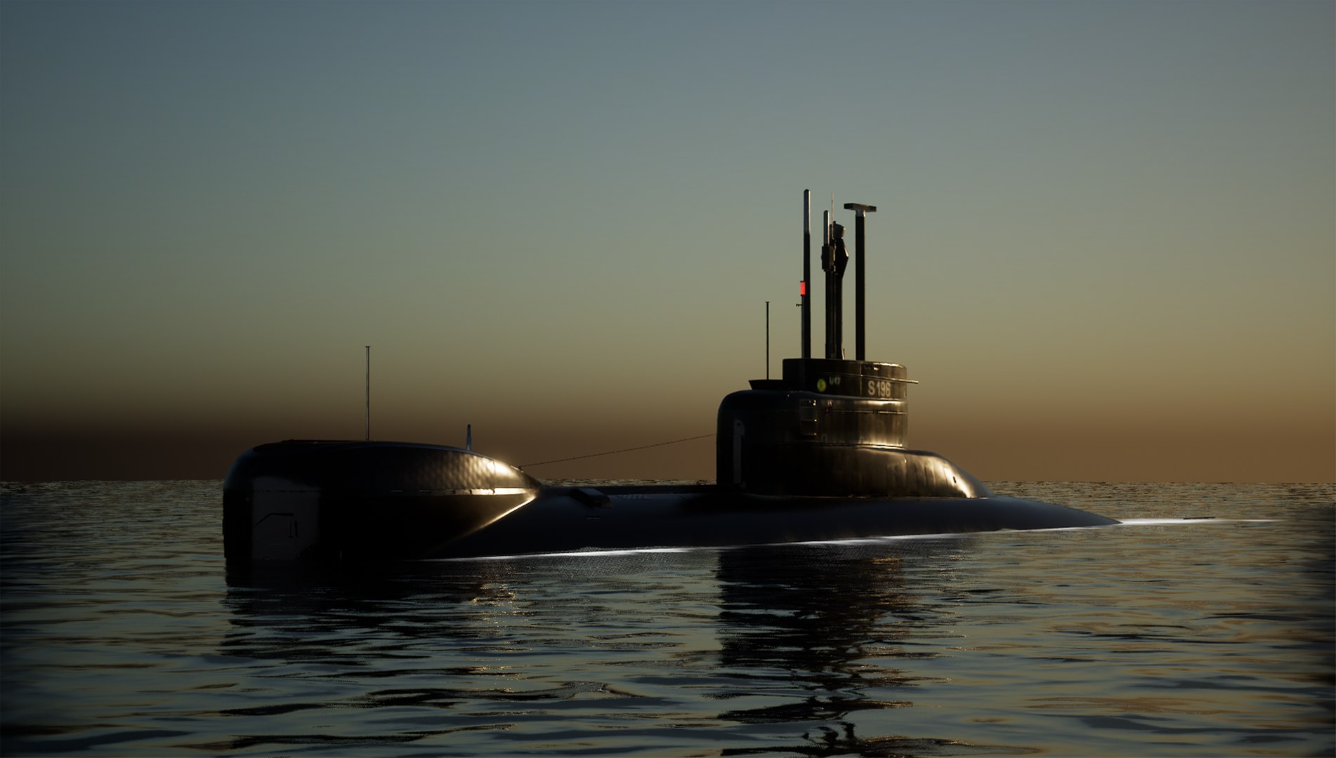 3D Type 206 Class Submarine Model - TurboSquid 2061877