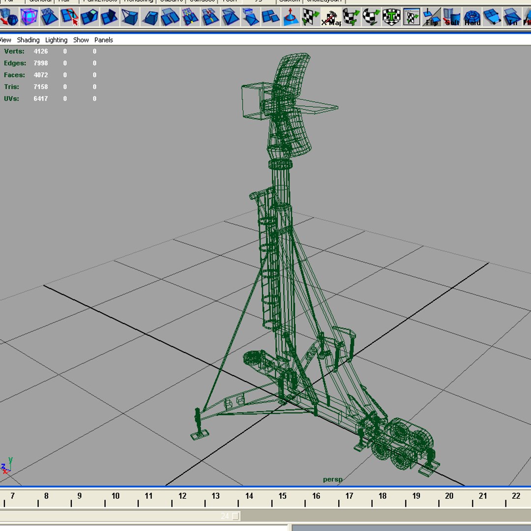 76n6 Radar Clam Shell 3ds