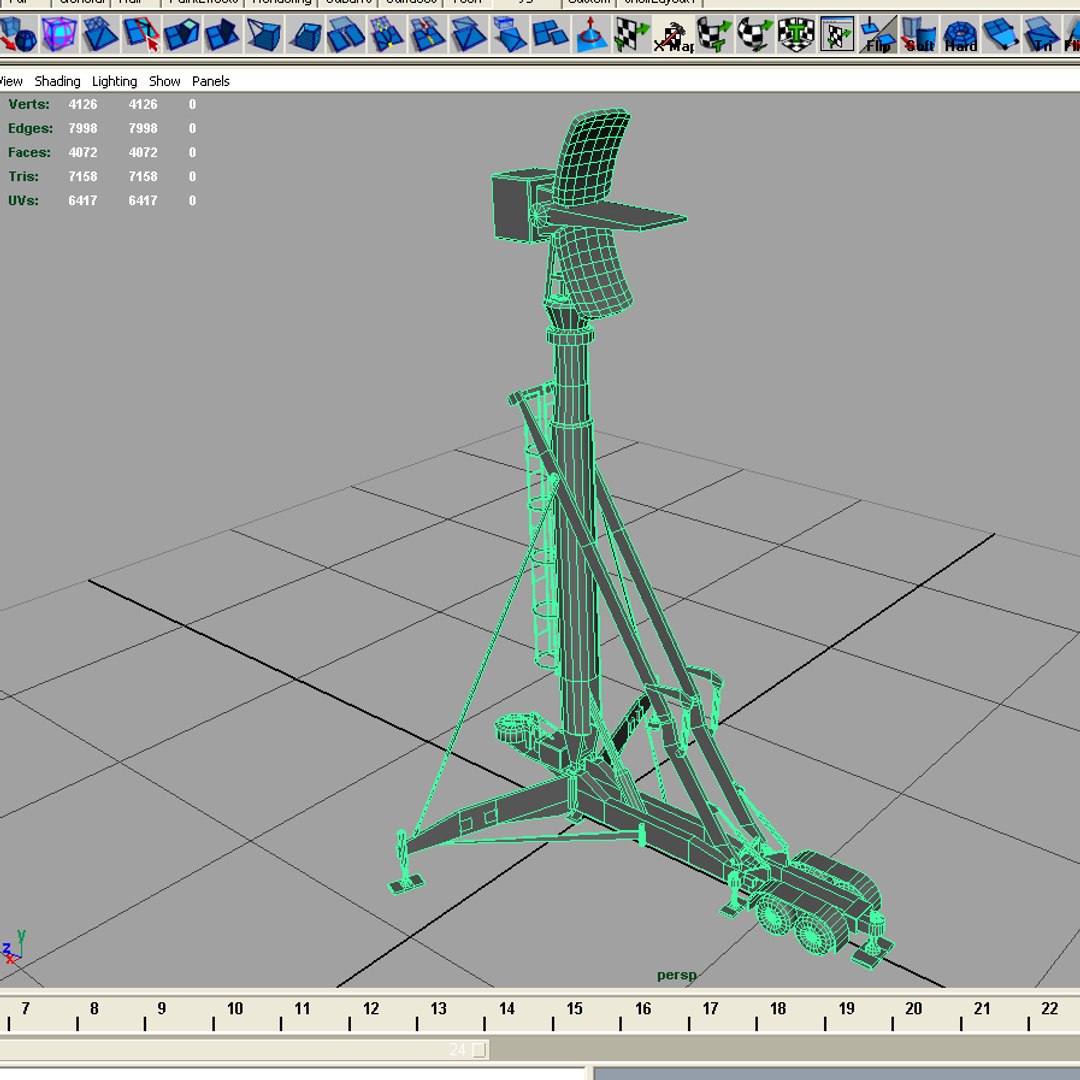 76n6 Radar Clam Shell 3ds