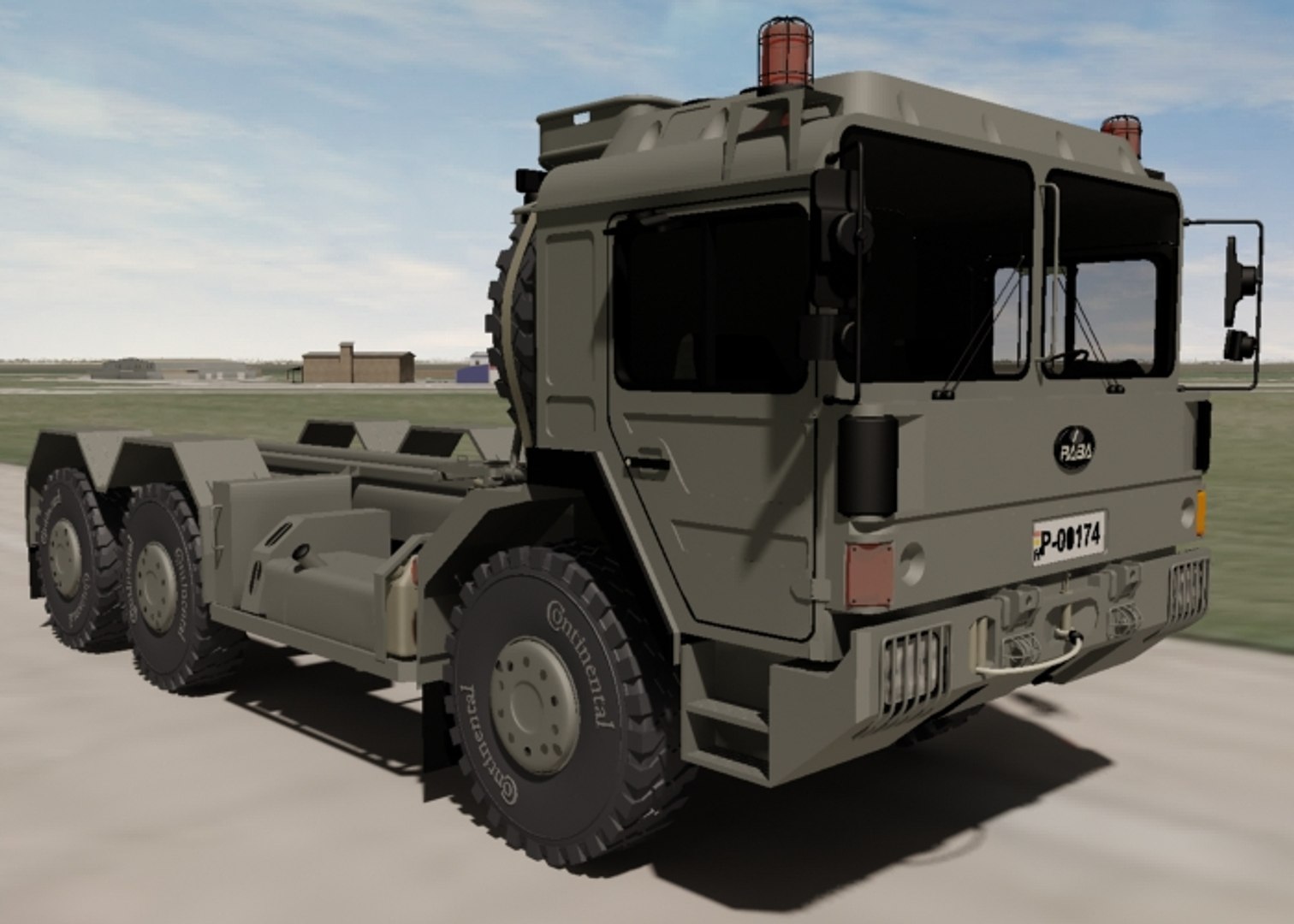 3d Model Hungarian Military Raba H25