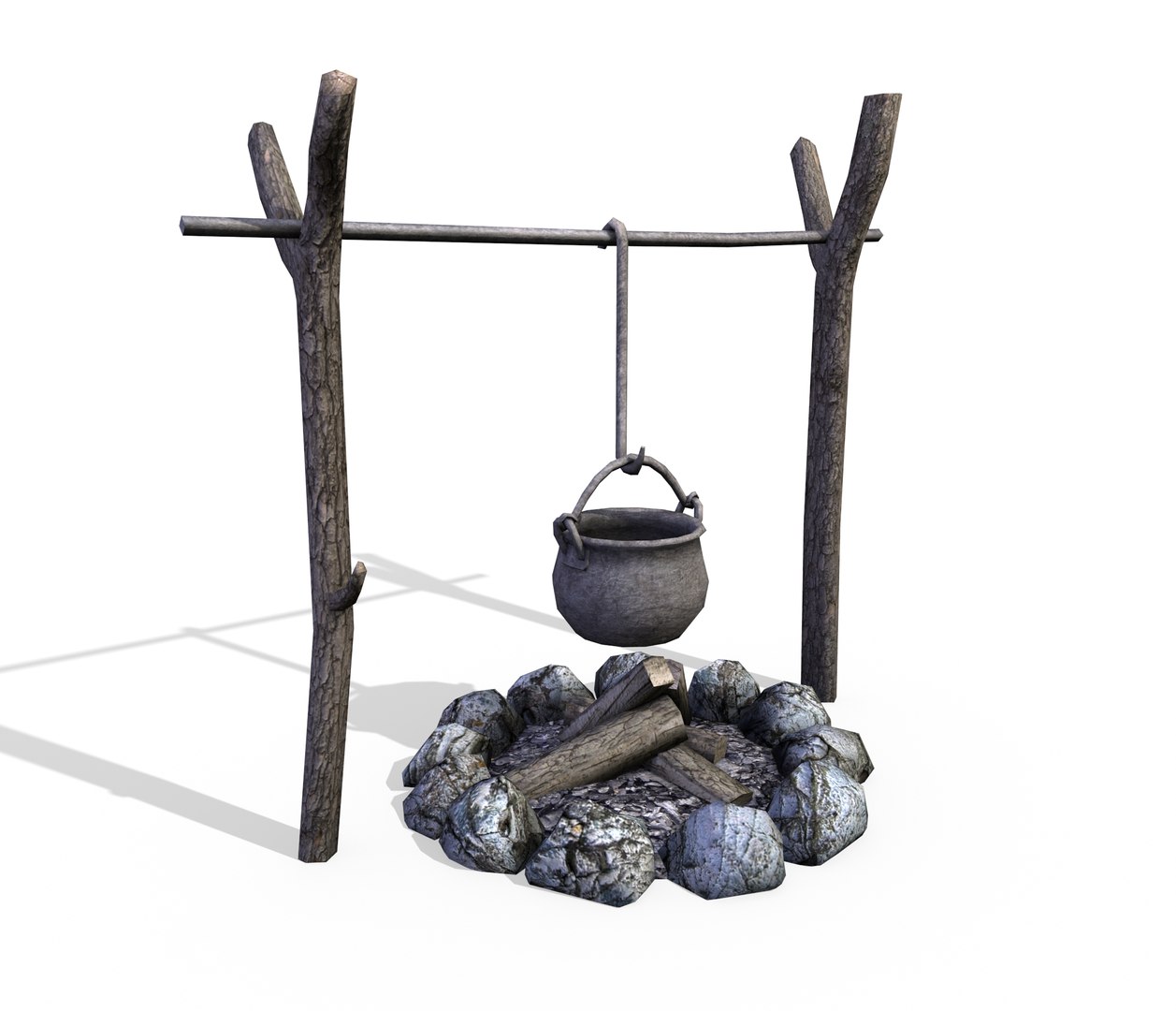 Medieval Camp 3d Model