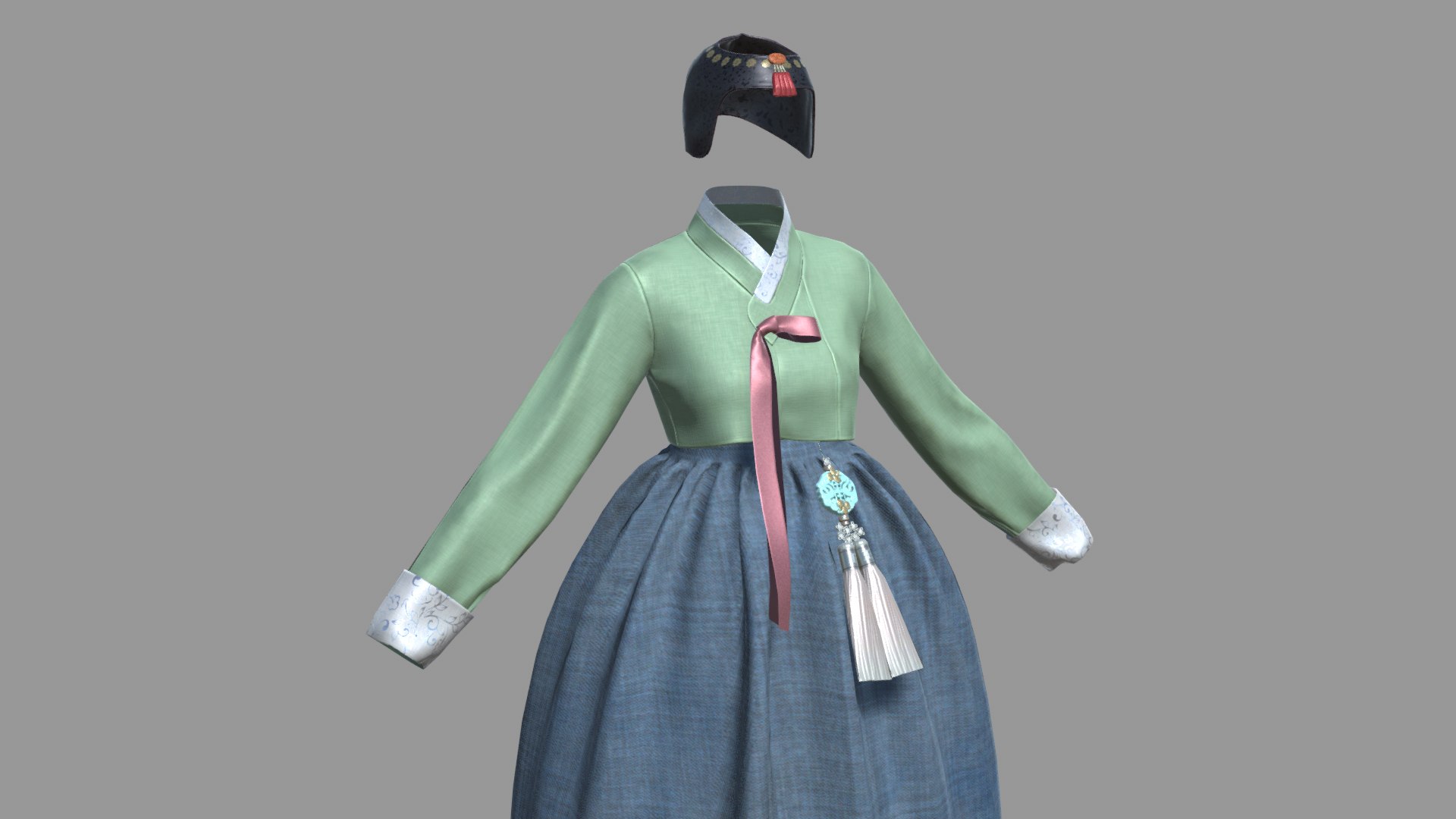 Hanbok model - TurboSquid 1876489