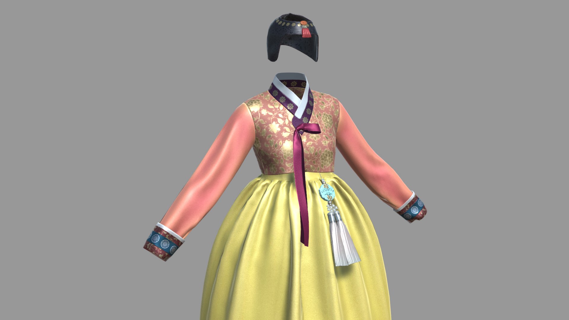 Hanbok model - TurboSquid 1876489