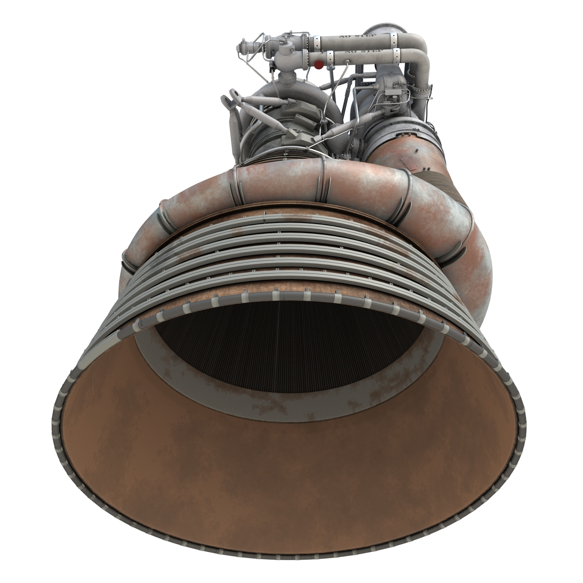 rocket engines 3d c4d