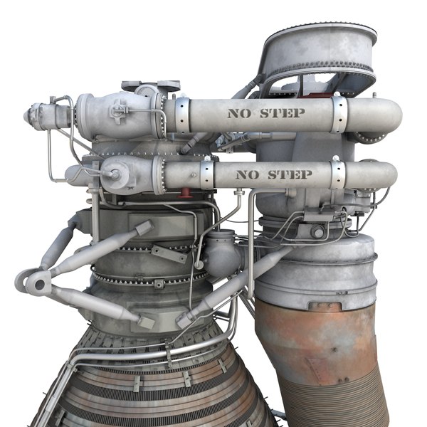 rocket engines 3d c4d