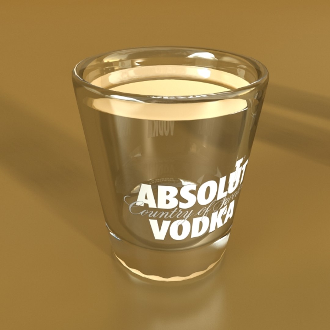 absolut vodka 3d max