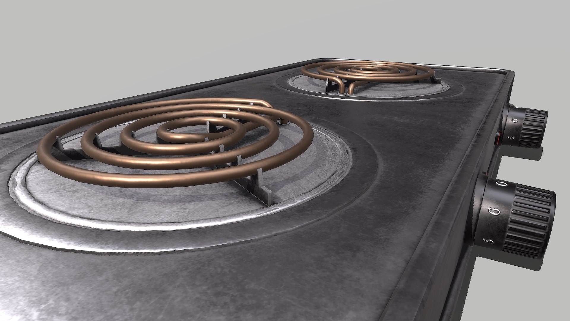 Cooktop 3D model - TurboSquid 1993041