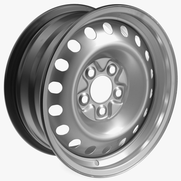 Steel Car Rim Metallic 3D model - TurboSquid 1922335
